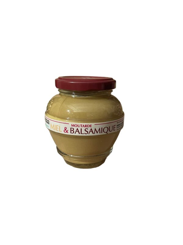 Moutarde Aromatique Miel & Balsamique 200g Domaine des Terres Rouges ...