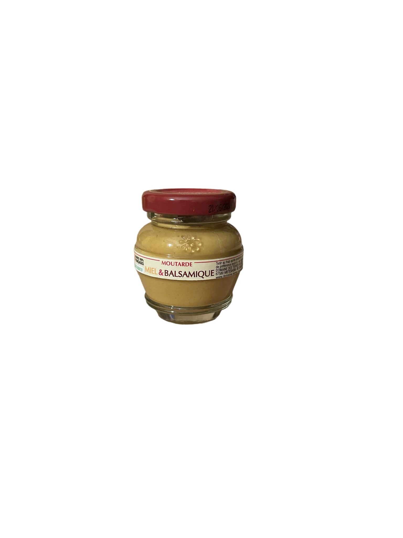Moutarde Aromatique Miel & Balsamique 55g Domaine des Terres Rouges ...