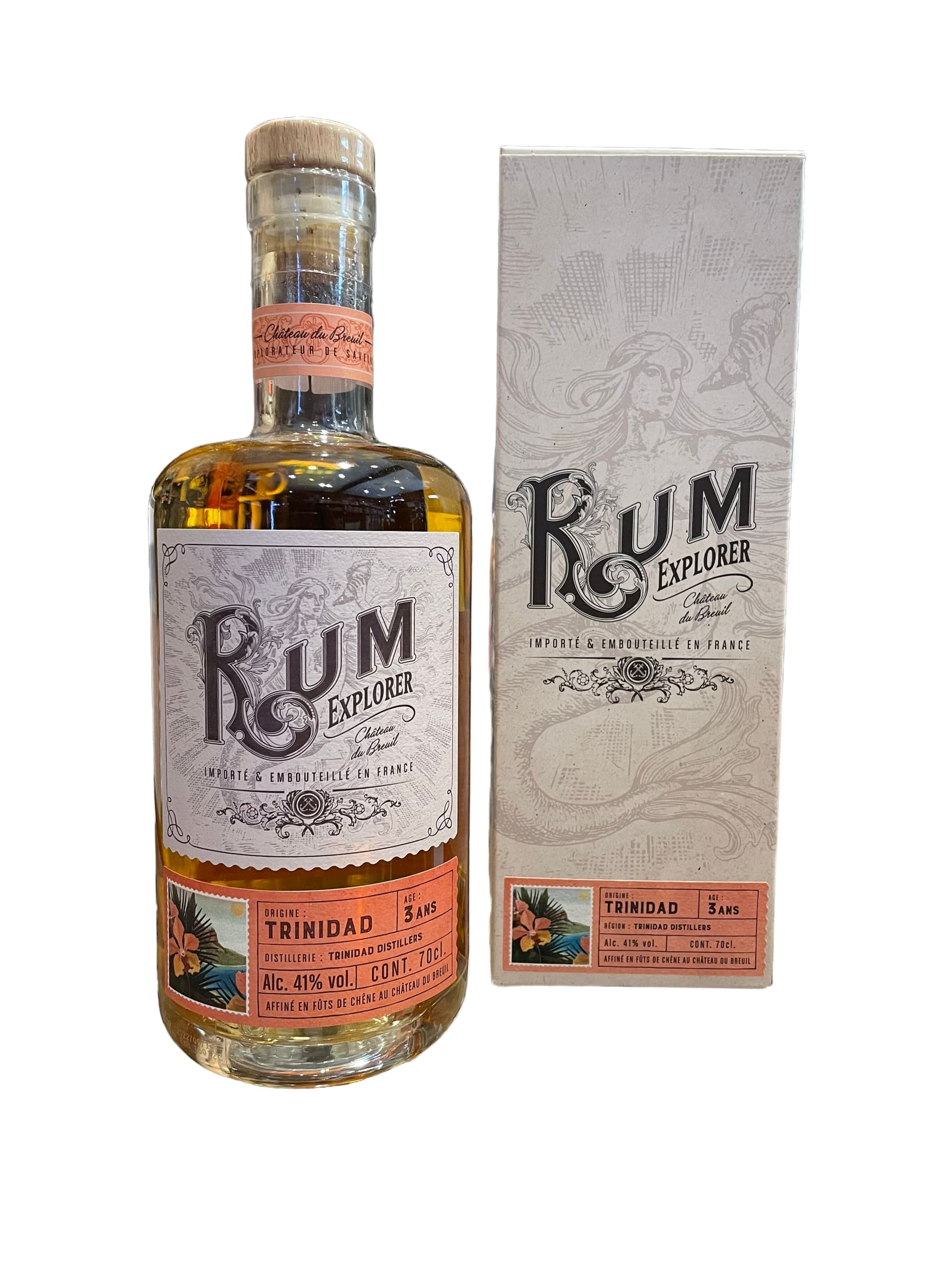 Rhum Trinidad – Rum Explorer Breuil 41° 70cL – Vins | Coffrets Cadeaux ...