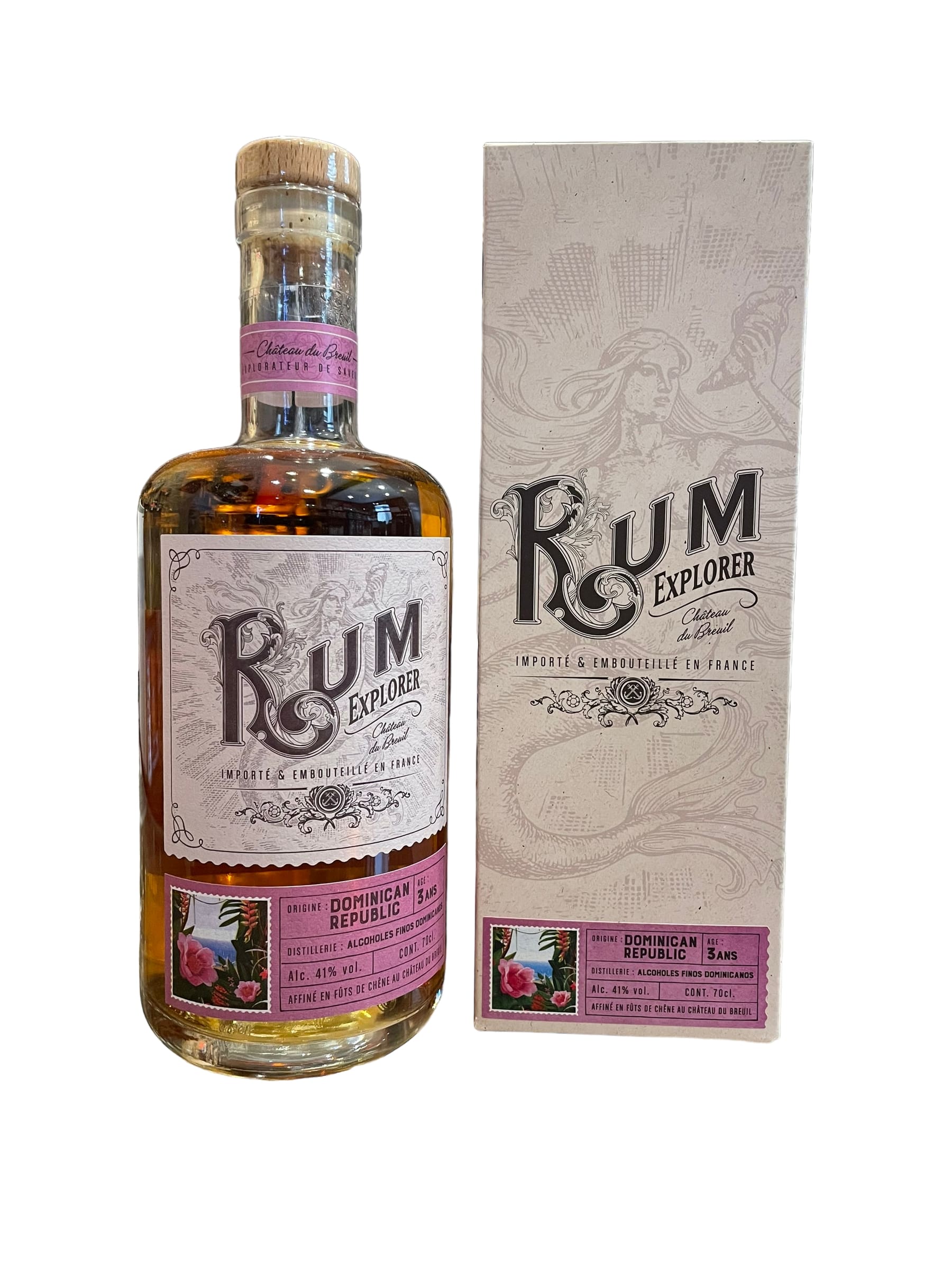 Rhum République Dominicaine – Rum Explorer Breuil 41° 70cL – Vins ...