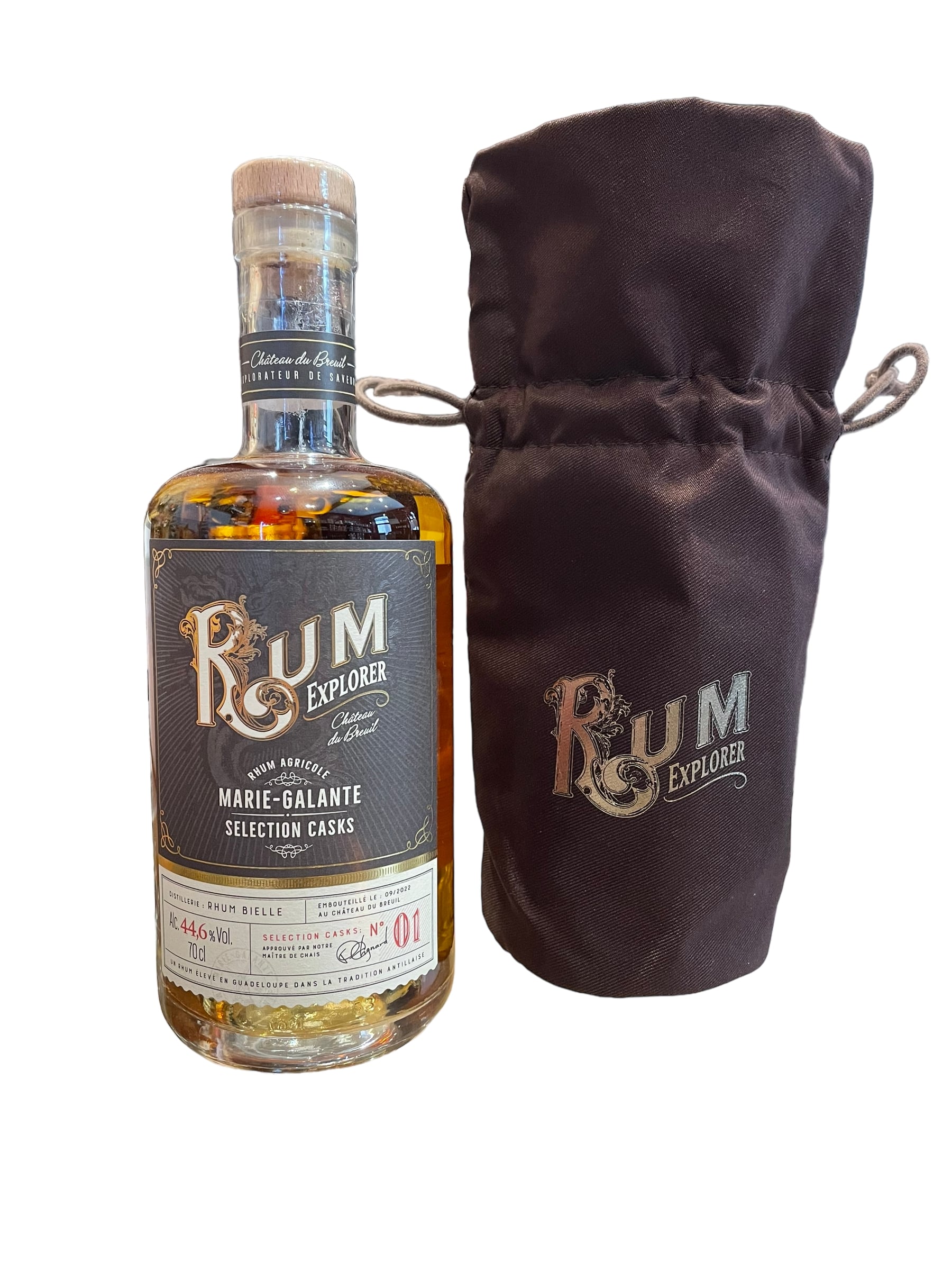 Rhum Marie-Galante – Rum Explorer Breuil 44,6° 70cL – Vins | Coffrets ...