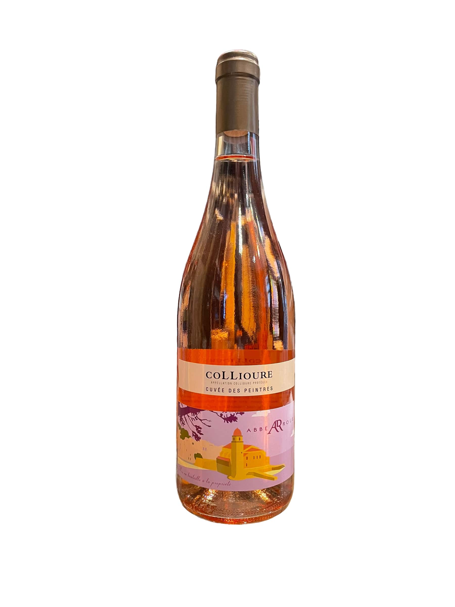 Collioure Cuvée des Peintres Rosé 2022 75cL Cave de l’Abbé Rous – Vins ...